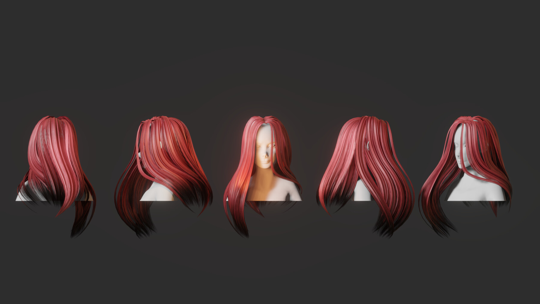 ArtStation - Hair pack 10 models | Resources