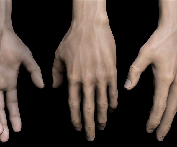 ArtStation - Realistic Hands | Game Assets