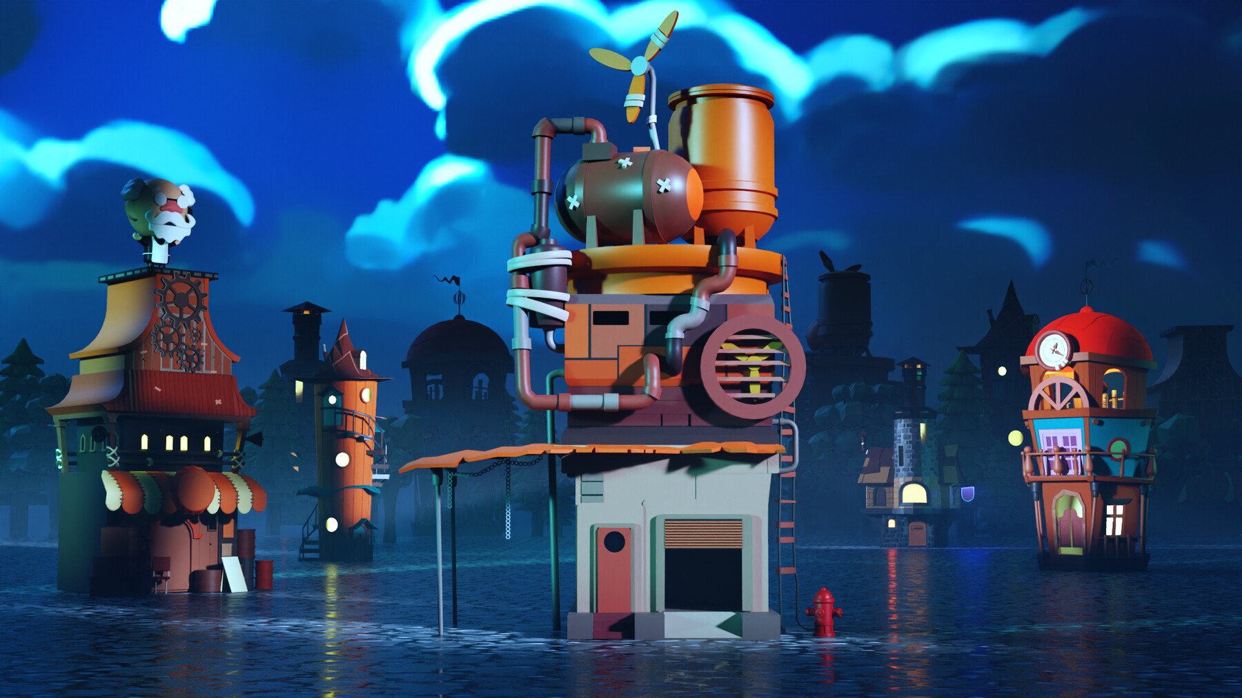 ArtStation - fantasy building collection cartoon low poly | Resources