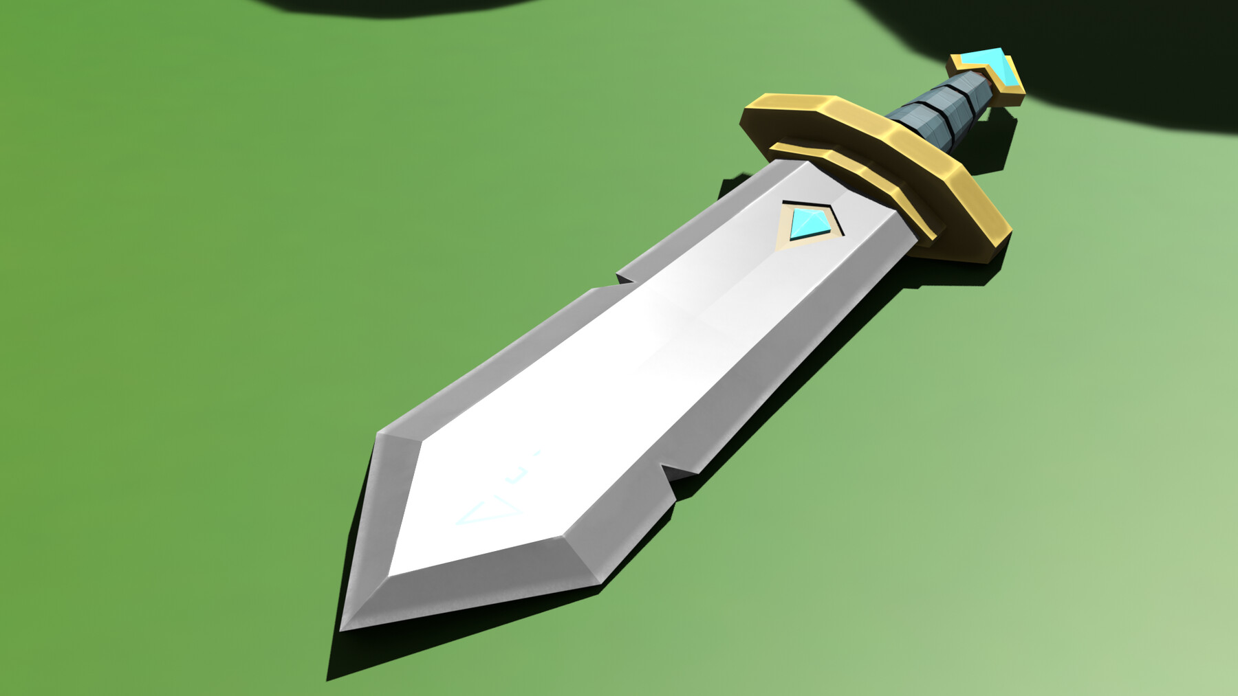 ArtStation - Fantasy Sword low poly | Game Assets