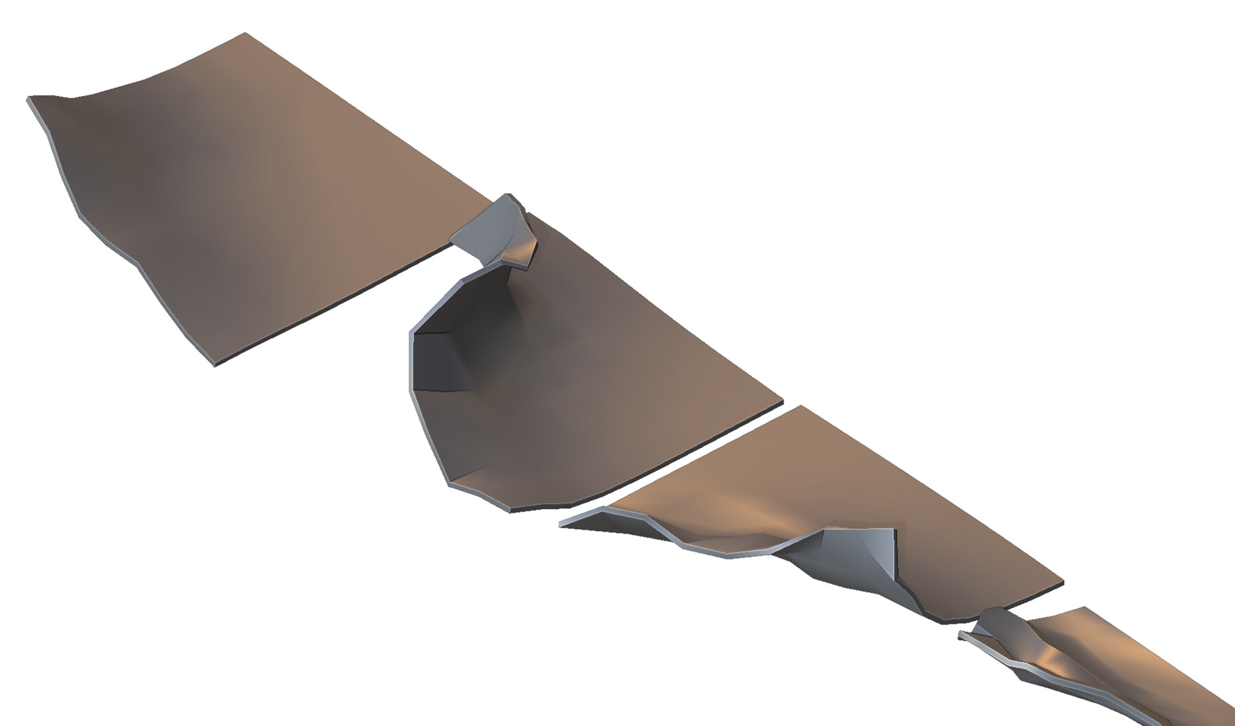 ArtStation - FREE Damaged metal panel 6 pc kitbash | Resources