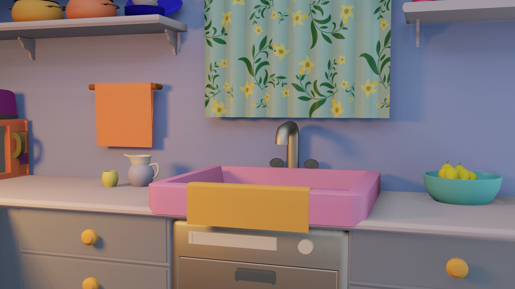 ArtStation - stylized 3d kitchen | Resources