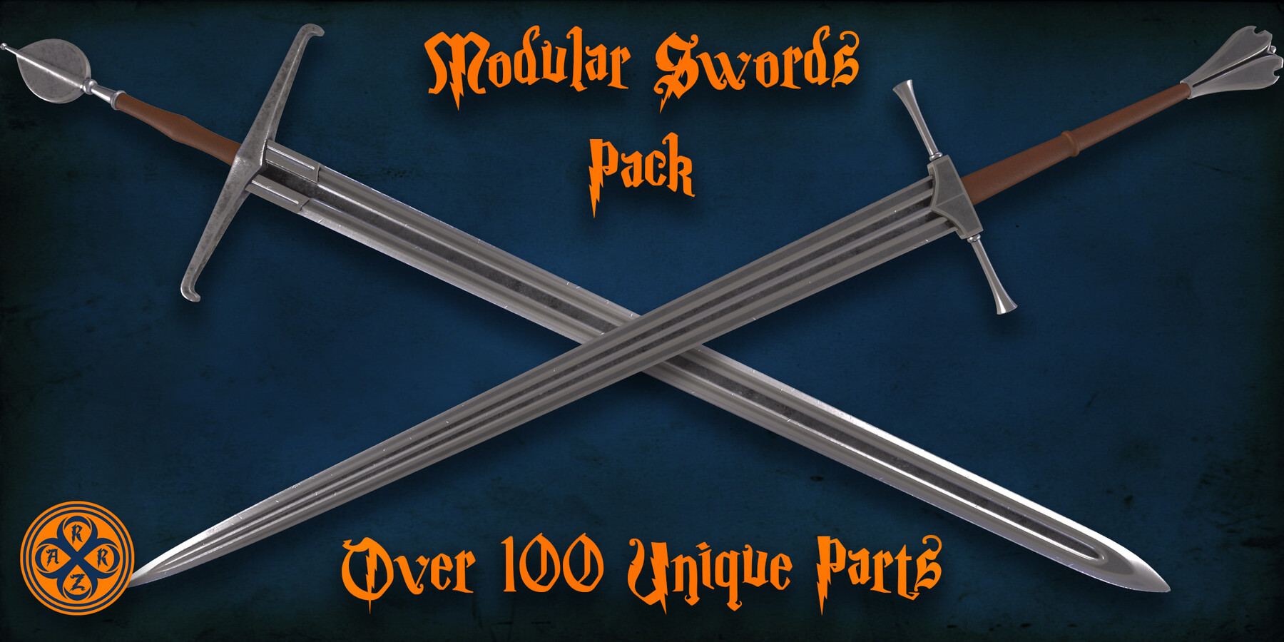ArtStation - Modular Swords Base Mesh Pack - Game Ready | Game Assets