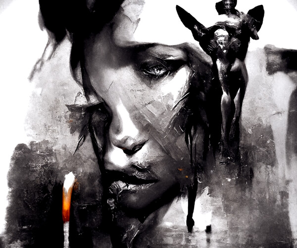 ArtStation - sadness abstract | Artworks