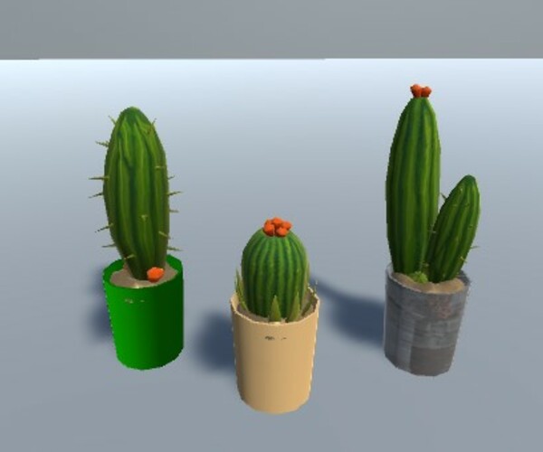 ArtStation - 27 Flower Pots | Game Assets