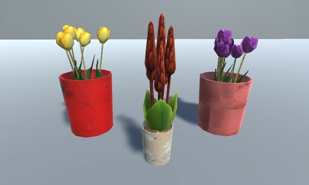 ArtStation - 27 Flower Pots | Game Assets