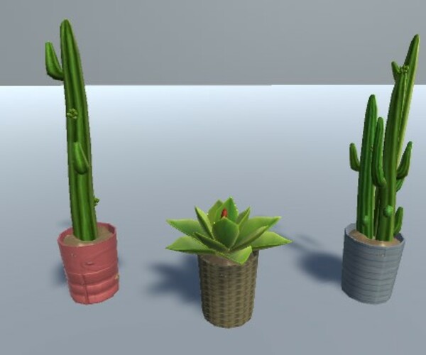 ArtStation - 27 Flower Pots | Game Assets