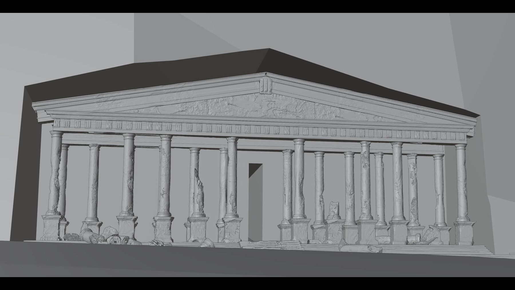 ArtStation - Ancient Classical Ruins Kitbash Set for concept art and ...