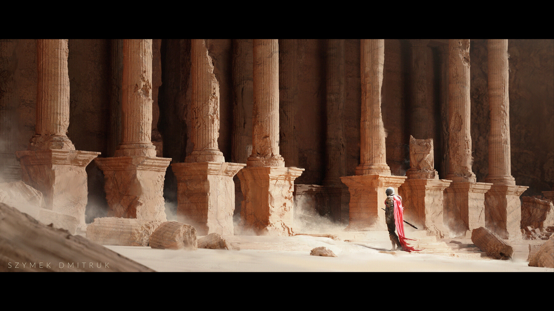 ArtStation - Ancient Classical Ruins Kitbash Set for concept art and ...