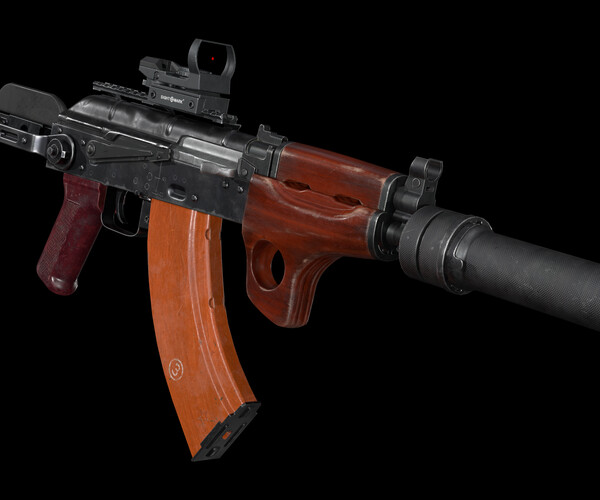 ArtStation - AKMSU (game ready 3d model) | Game Assets