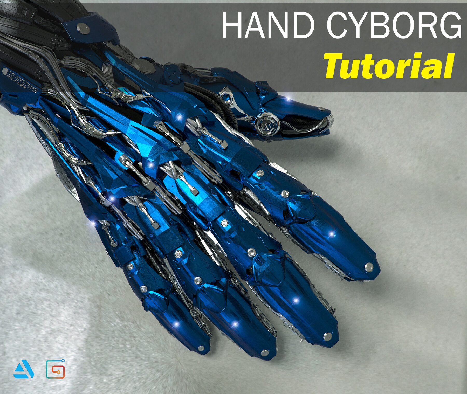 ArtStation - Hand Cyborg (Tutorial) | Tutorials