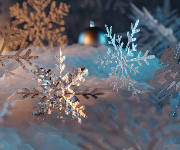 ArtStation - Snow Crystals Pack | Resources