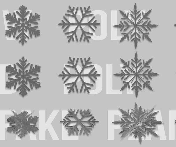 ArtStation - Snow Crystals Pack | Resources