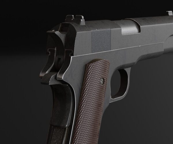 ArtStation - M1911 Pistol 3d Model | Resources