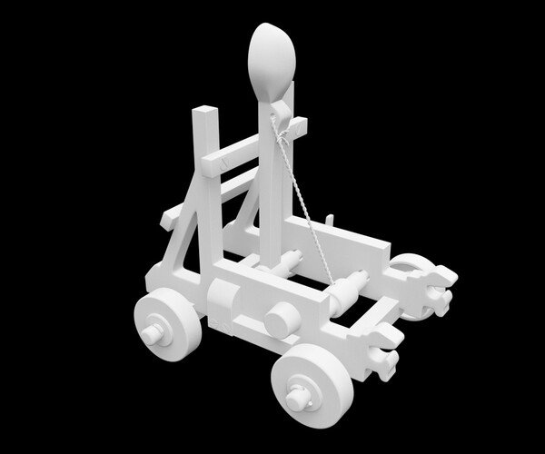 ArtStation - Golden Catapult 3D Model and 3D Print Model | Resources