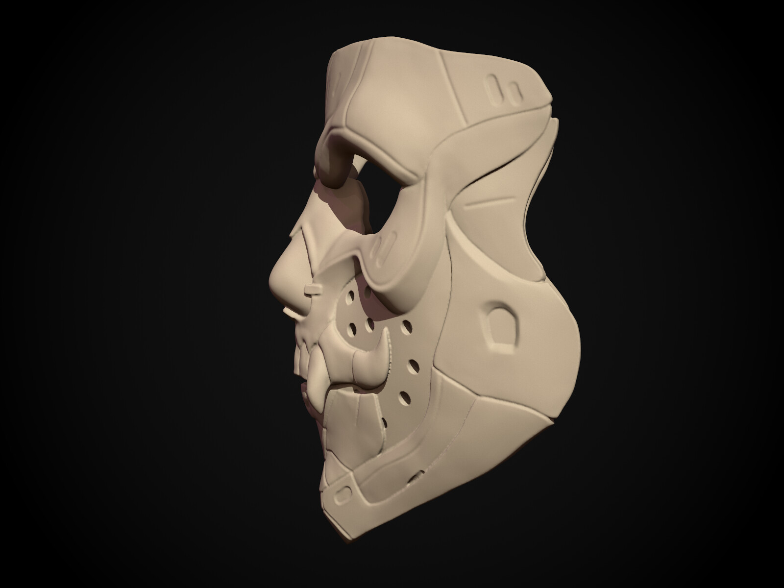 ArtStation - Printable Demon Mask (STL) | Resources