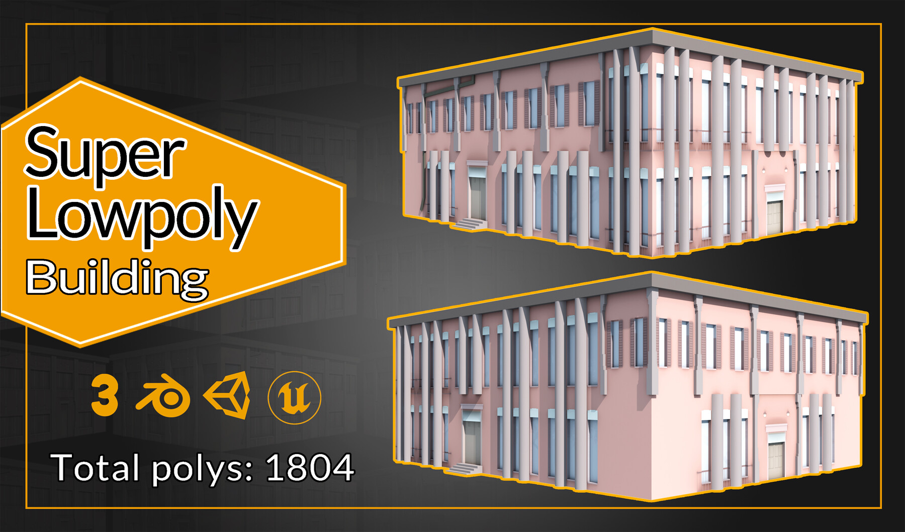 ArtStation - Low-poly Building | Resources