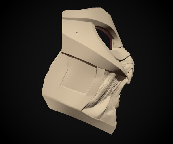 ArtStation - Printable Predator Mask (STL) | Resources