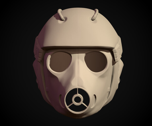 ArtStation - Printable stalker exo helmet (STL) | Resources