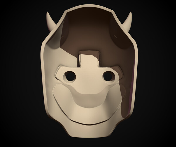 ArtStation - Printable Sci-Fi Demon Mask (STL) | Resources