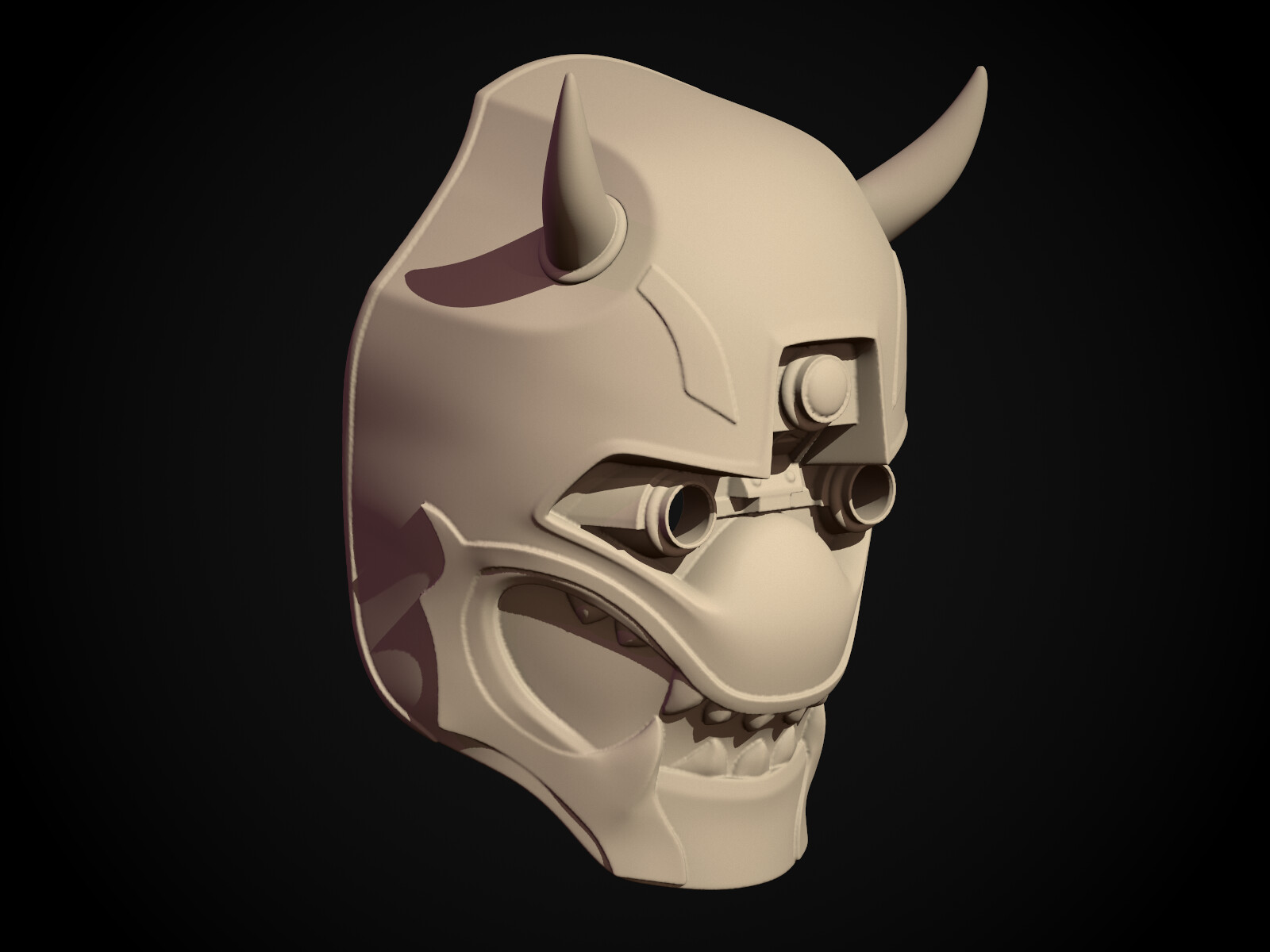 ArtStation - Printable Sci-Fi Demon Mask (STL) | Resources