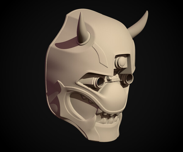 ArtStation - Printable Sci-Fi Demon Mask (STL) | Resources