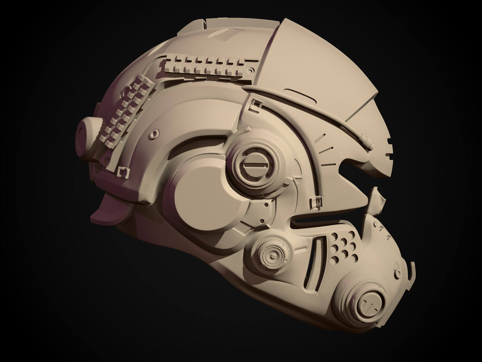 ArtStation - Printable TitanFall Pilot Helmet | Resources