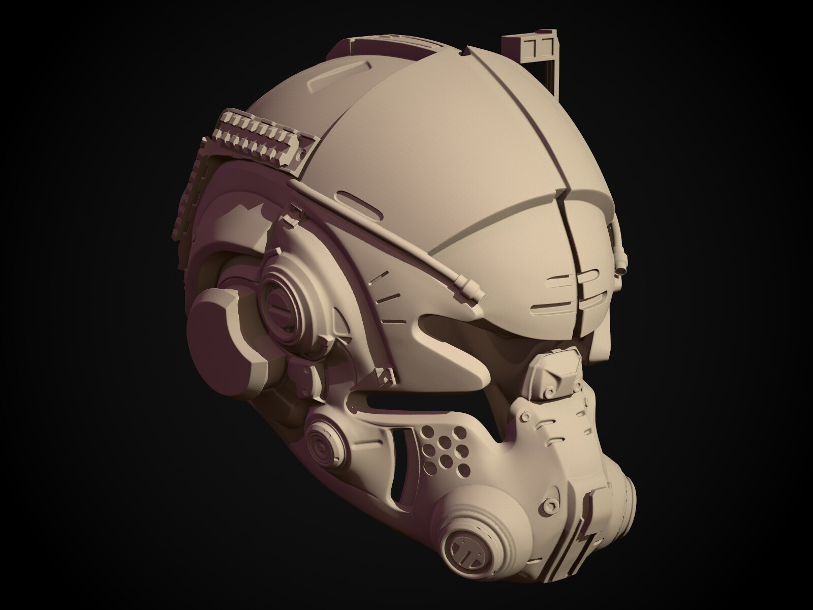 ArtStation - Printable TitanFall Pilot Helmet | Resources