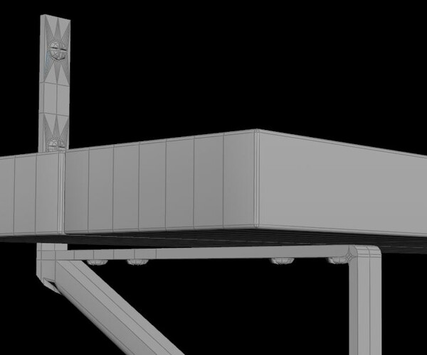 ArtStation - 3D riser staircase, PBR textures | Game Assets