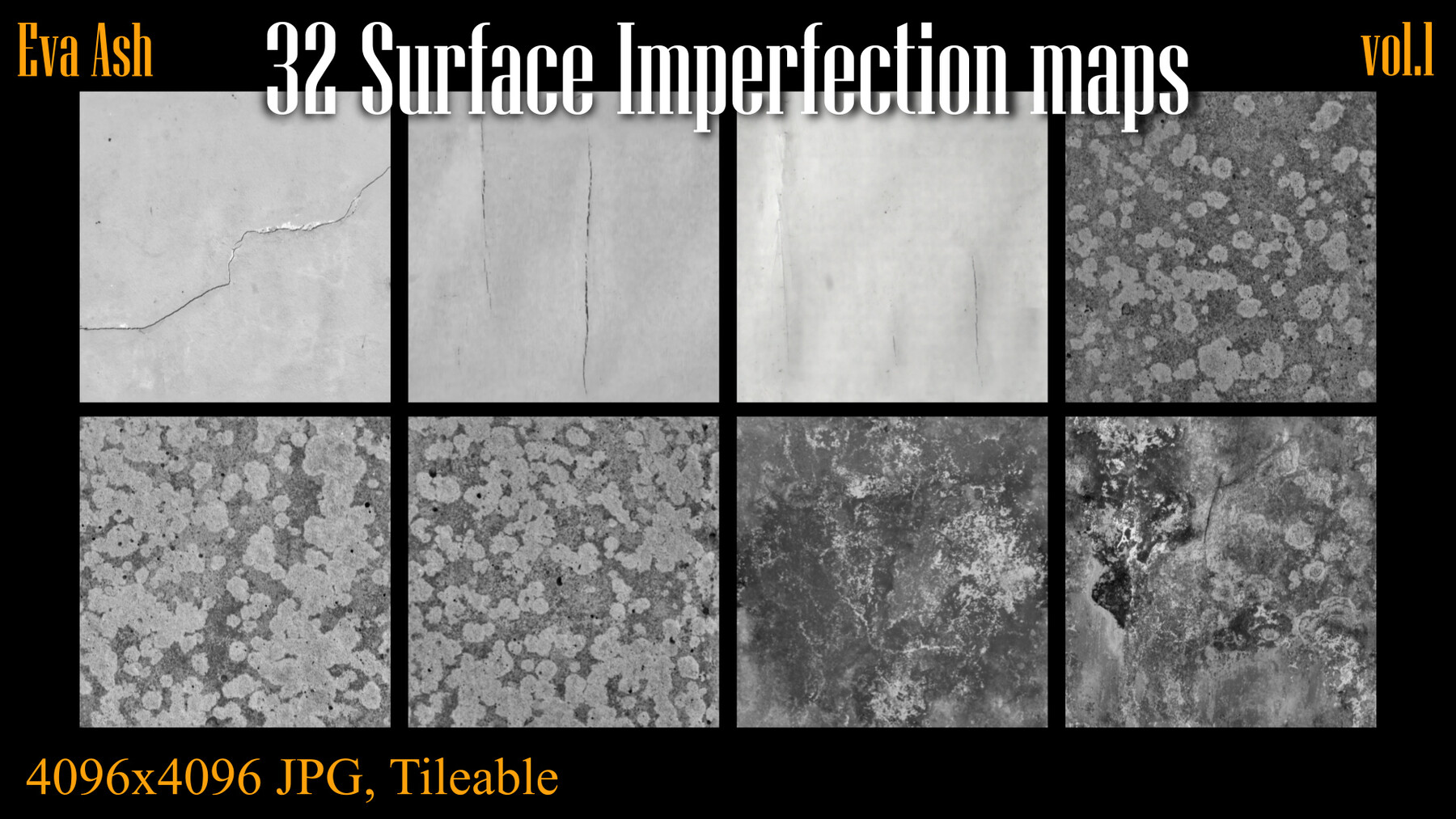 ArtStation - 32 Grunge maps | Brushes