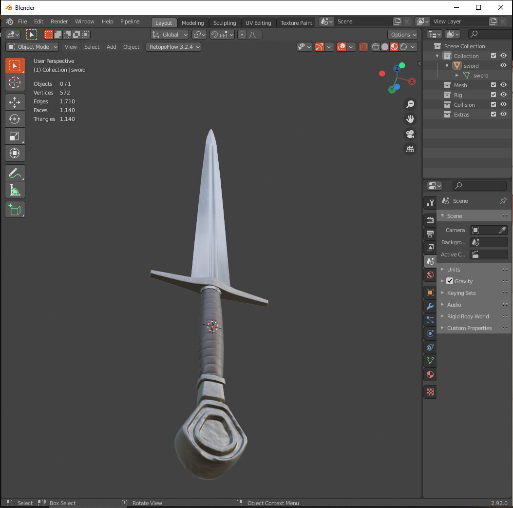 ArtStation - medieval sword | Game Assets