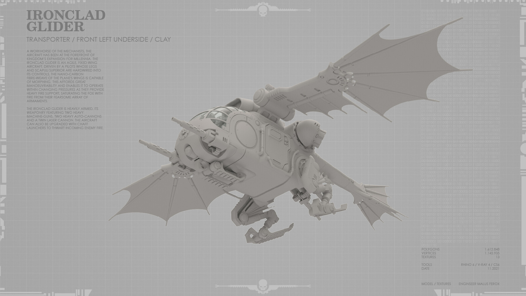 ArtStation - Ironclad Glider | Game Assets