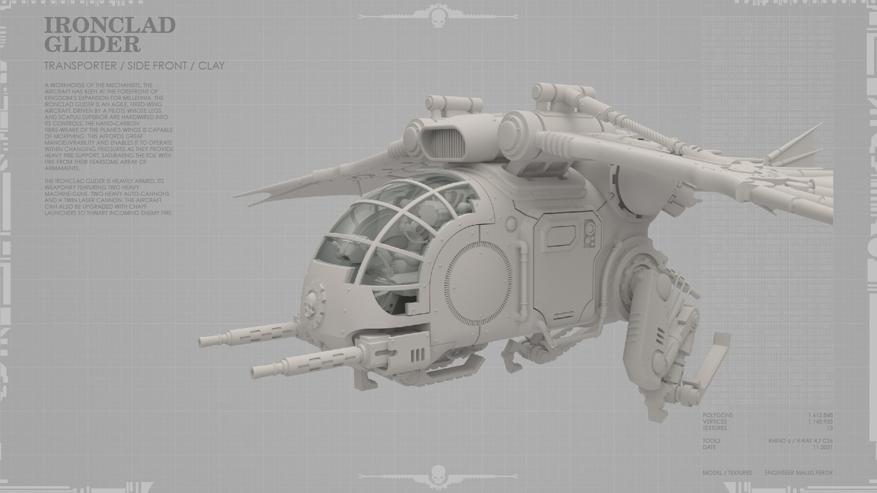 ArtStation - Ironclad Glider | Game Assets