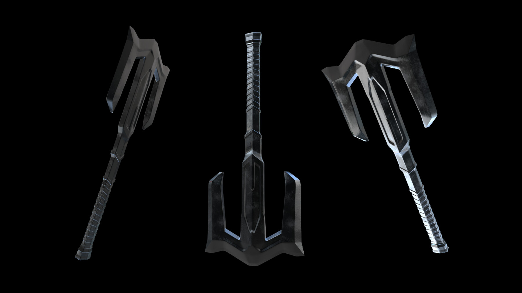 ArtStation - Scifi 2H Axe | Game Assets