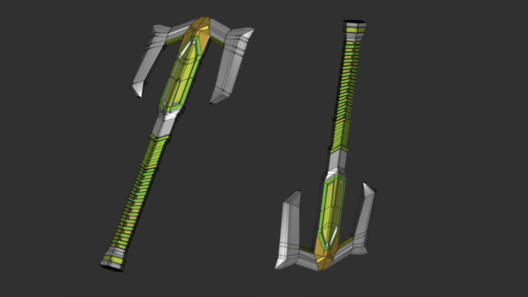 ArtStation - Scifi 2H Axe | Game Assets