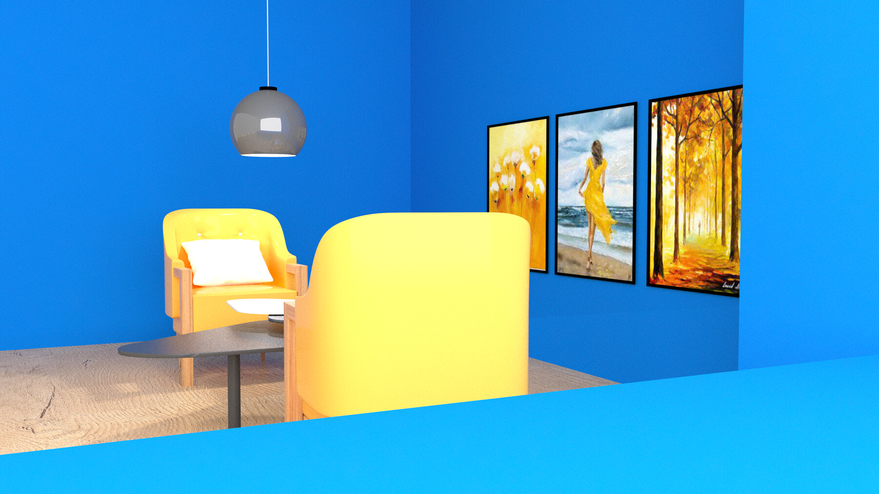 ArtStation - blue lounge | Resources