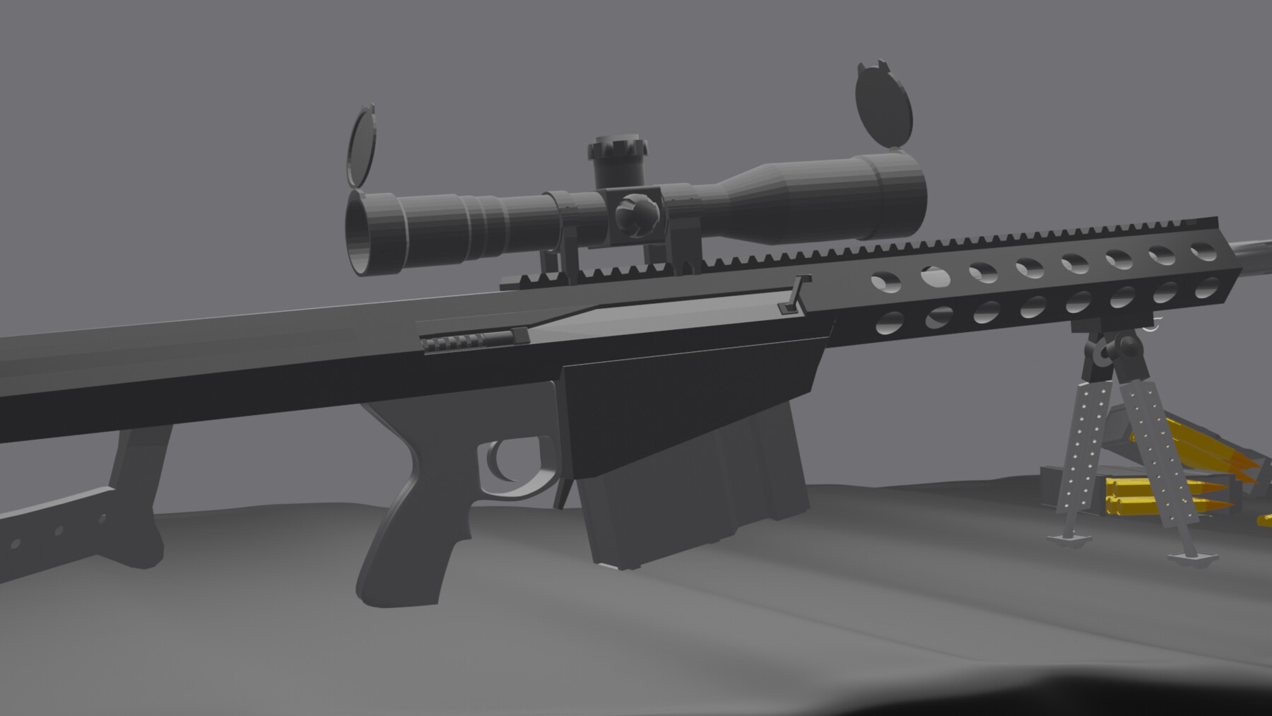 ArtStation - BARRETT M107 | Game Assets