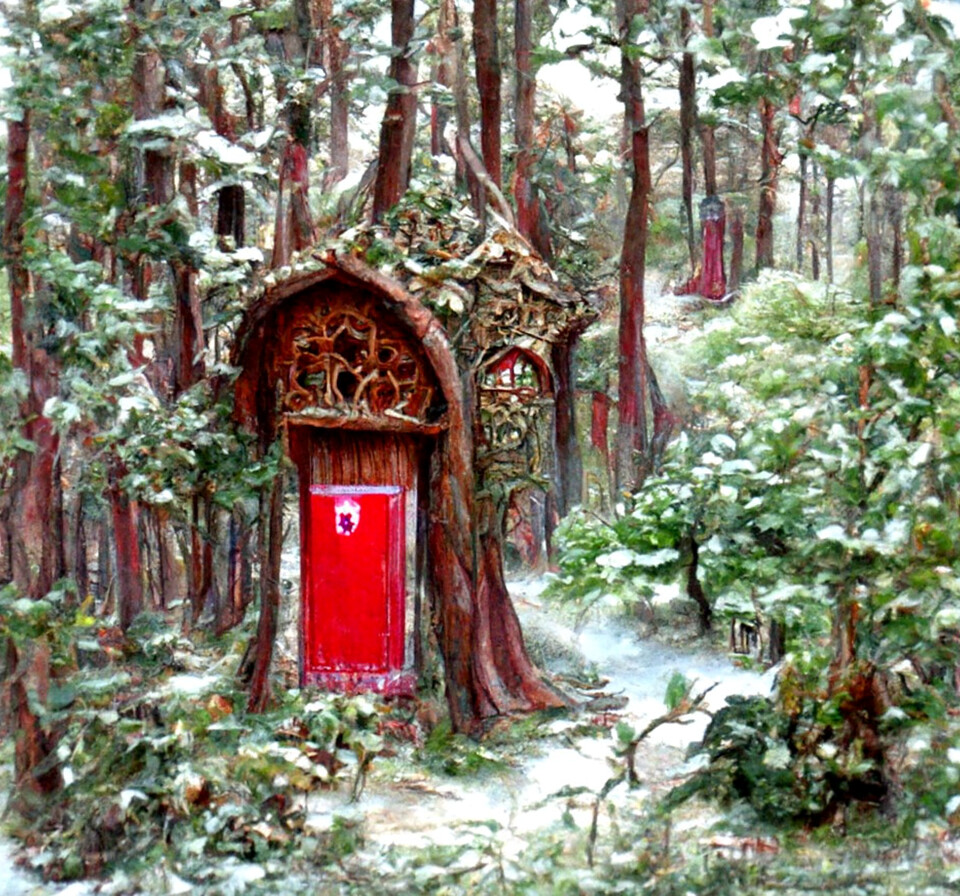 ArtStation - A Magical fantasy red door too? | Artworks