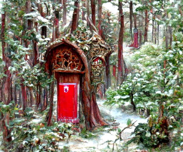 ArtStation - A Magical fantasy red door too? | Artworks