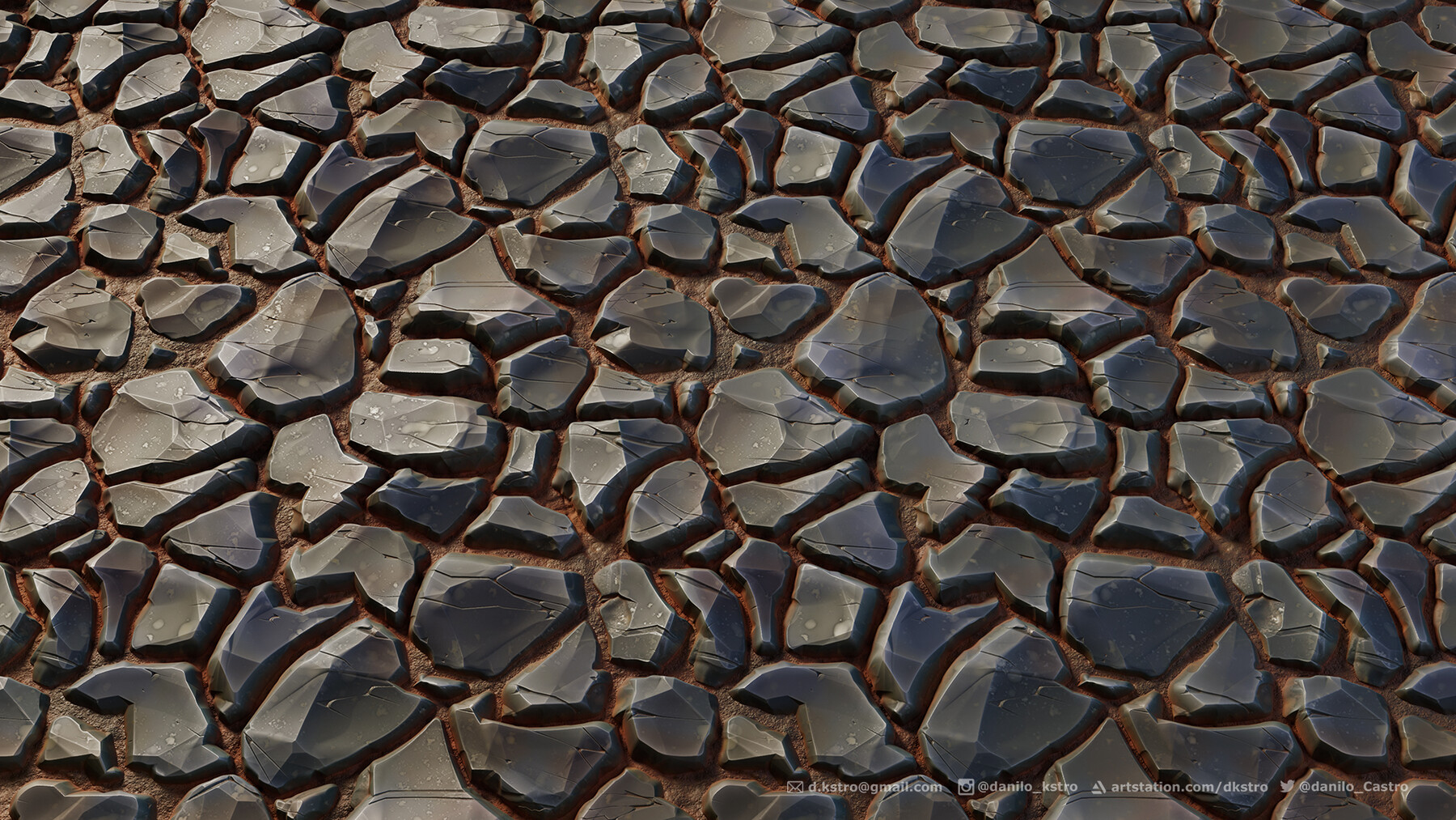 ArtStation - Stylized Stones and Customizable - Procedural Texture ...