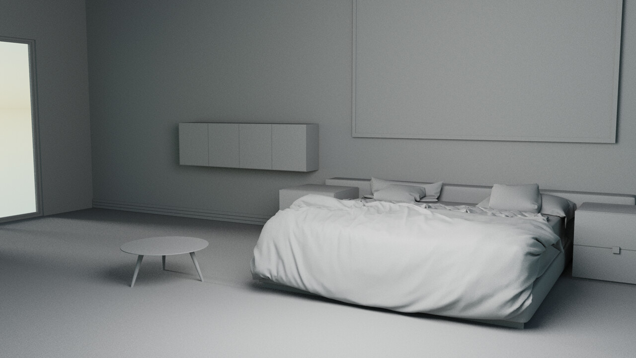 ArtStation - simple bedroom | Game Assets