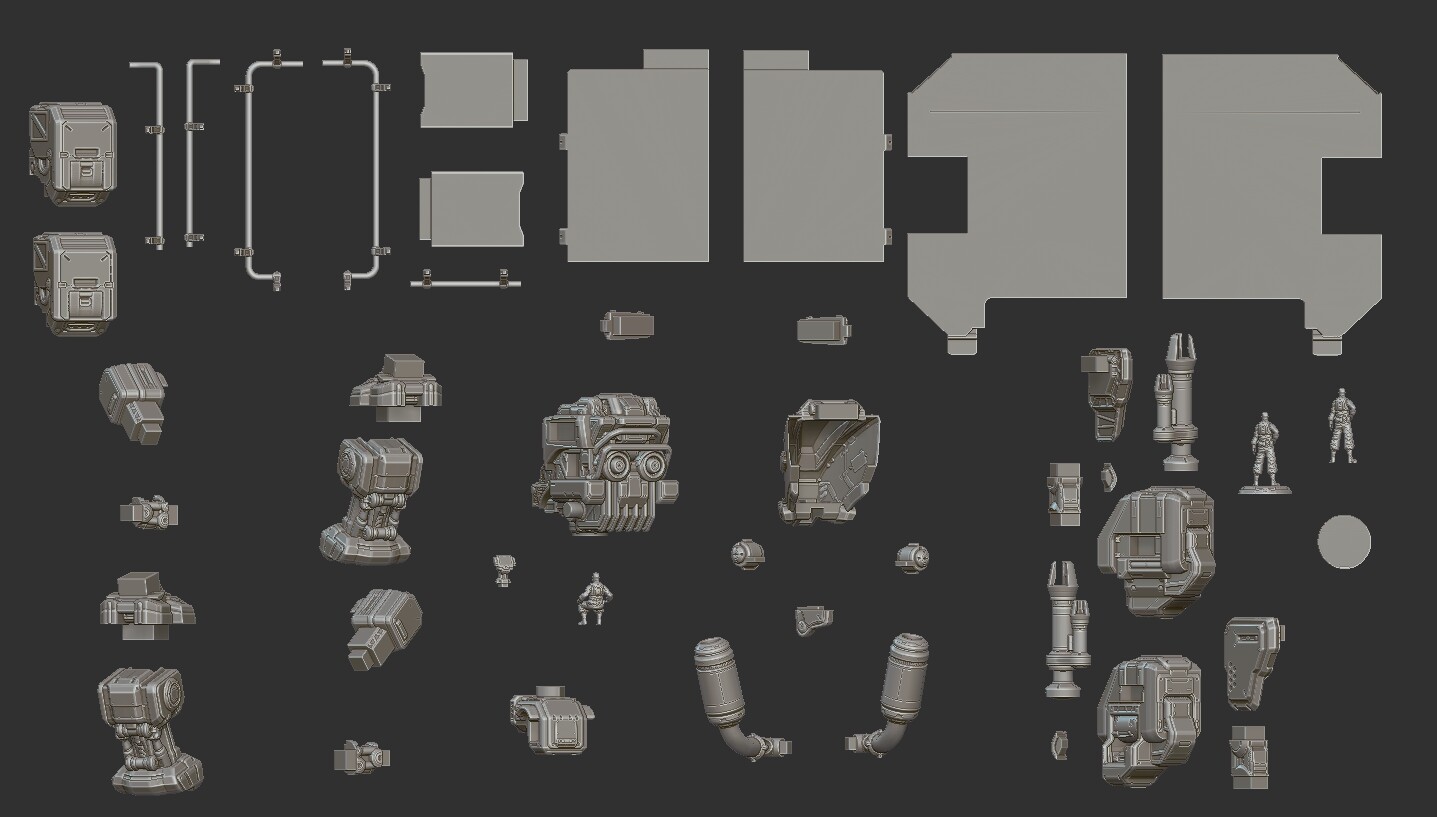 ArtStation - Goliath - Starcraft 2 3D Print | Resources