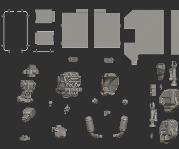 ArtStation - Goliath - Starcraft 2 3D Print | Resources