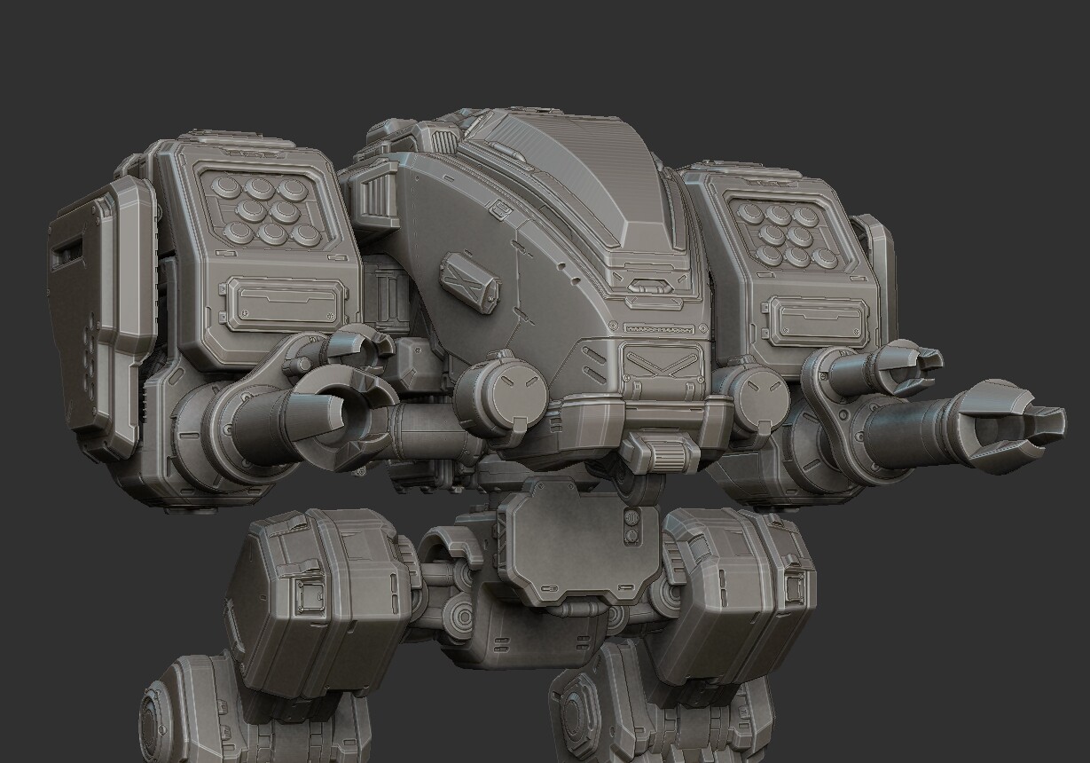 ArtStation - Goliath - Starcraft 2 3D Print | Resources