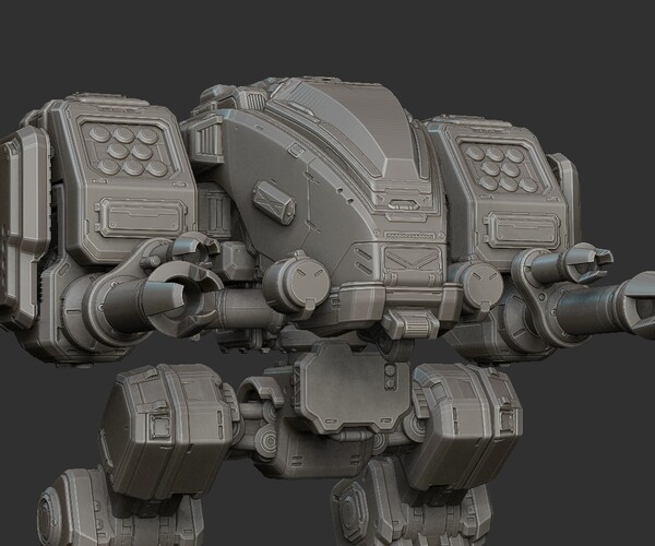 ArtStation - Goliath - Starcraft 2 3D Print | Resources