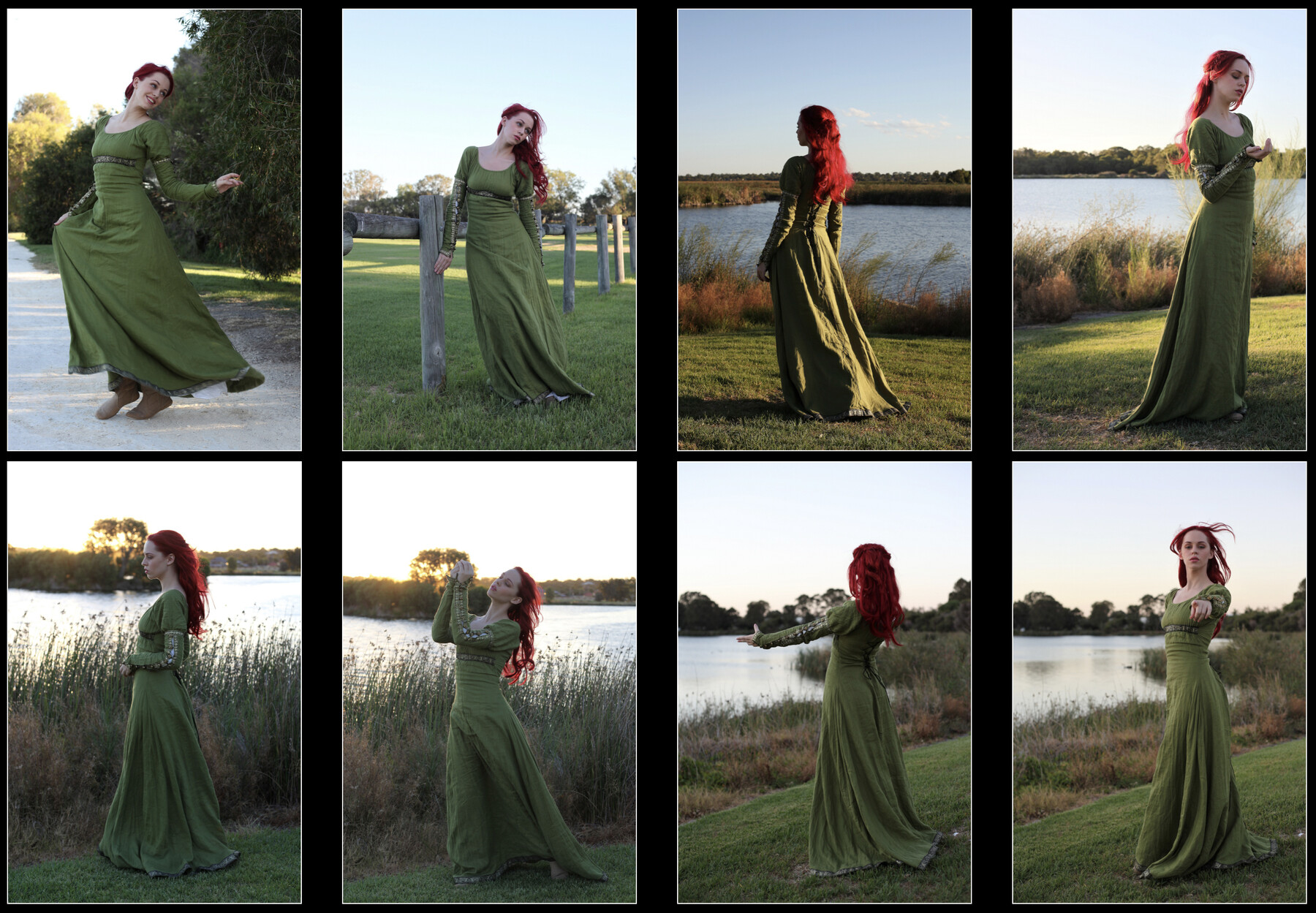 ArtStation - x160 Medieval Maiden wandering in a forest - Pose ...