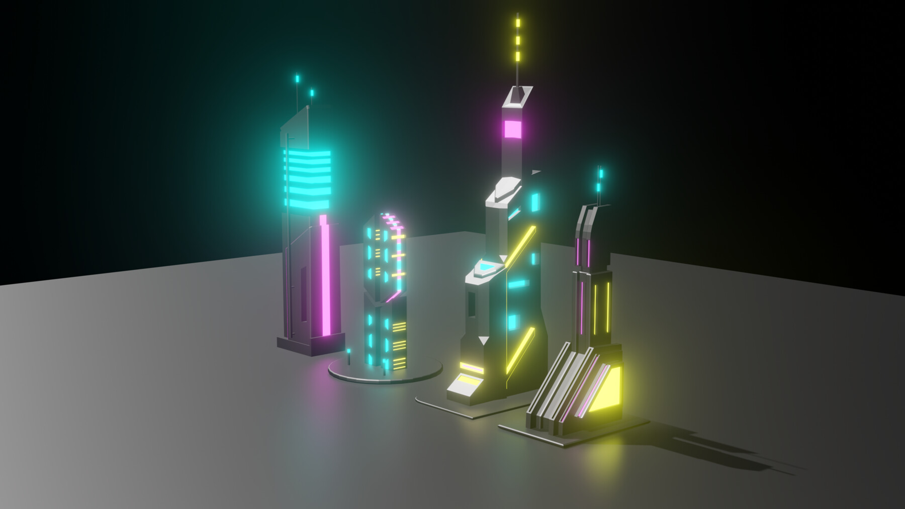 ArtStation - Cyberpunk Building | Game Assets