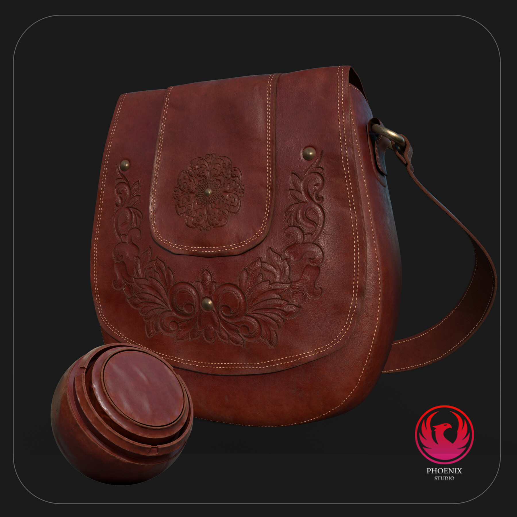 ArtStation - 10 Leather Smart Materials + PBR Textures _ Vol01 | Game ...