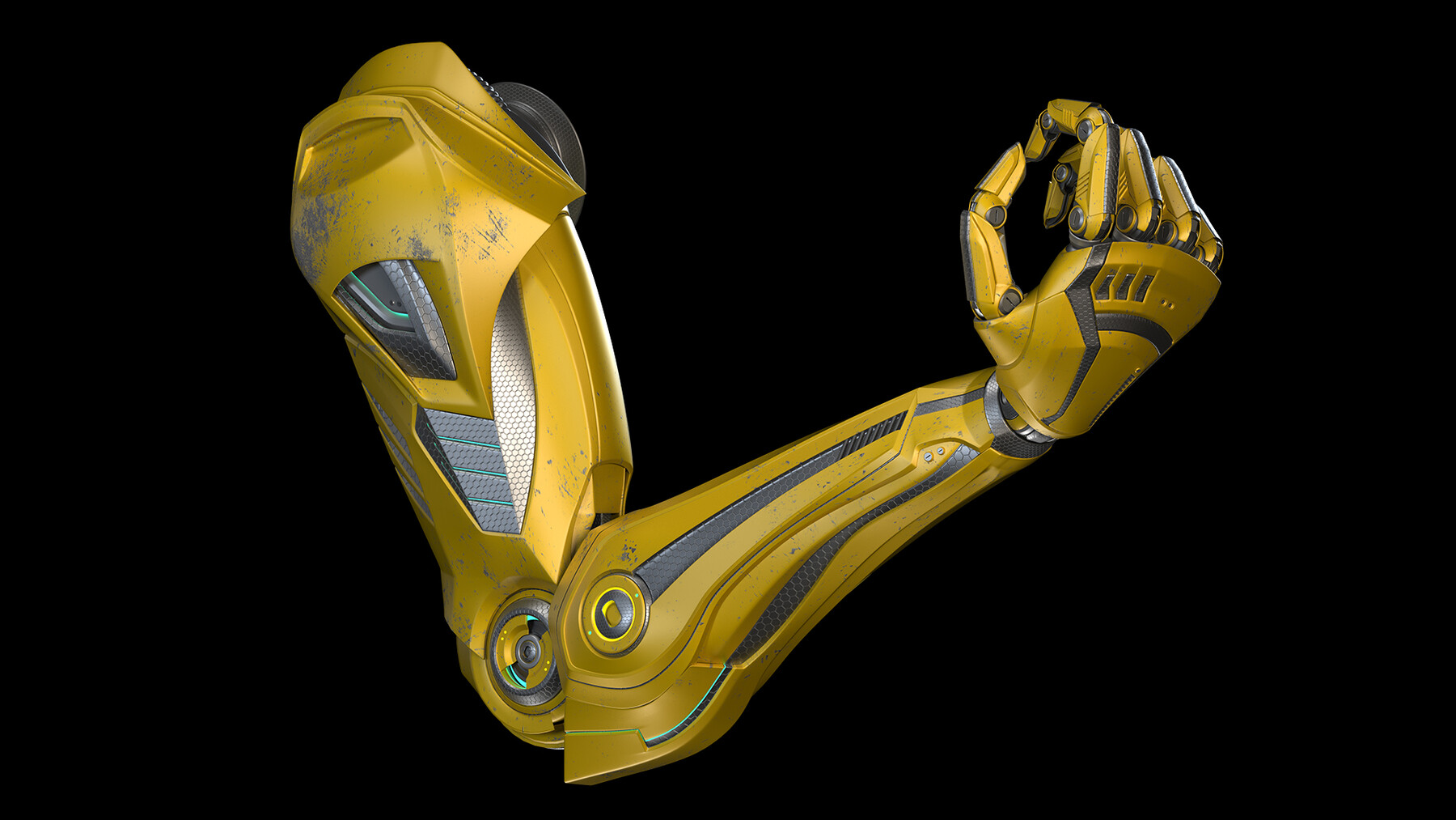 ArtStation - ROBOT MECH ARM - RIGGED 3D model | Resources