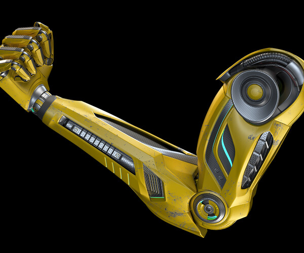 ArtStation - ROBOT MECH ARM - RIGGED 3D model | Resources
